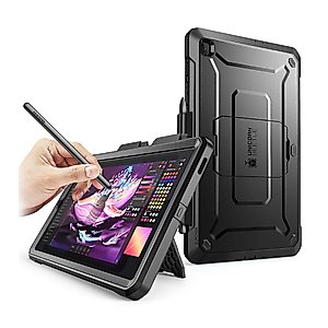 SUPCASE for Samsung Galaxy Tab S6 Lite Case 2024/2022/2020 (Unicorn Beetle Pro), [Built-in Screen Protector & S Pen Holder & Kickstand] Rugged Protective Case for Galaxy Tab S6 Lite 10.4 Inch, Black