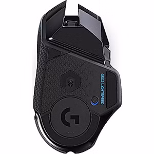 Logitech G502 Lightspeed Wireless Gaming Mouse, Hero 25K Sensor, 25,600 DPI, RGB, 11 Programmable Buttons, Long Battery Life, Powerplay- Compatible, PC/Mac - Black (Renewed)