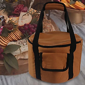 Tableware Storage Bag Cookware Cooking Utensils Organizer for Picnic