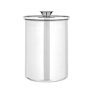 Amazon Basics 3-Piece Stainless Steel Canister Set