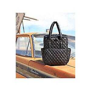 7AM London Baby Diaper Bag – Multifunctional Travel Backpack with Stroller Hooks & Shoulder Straps, Lightweight Diaper Bag for Baby Essentials, Water Repellent With Diaper Changing Pad | (Black)