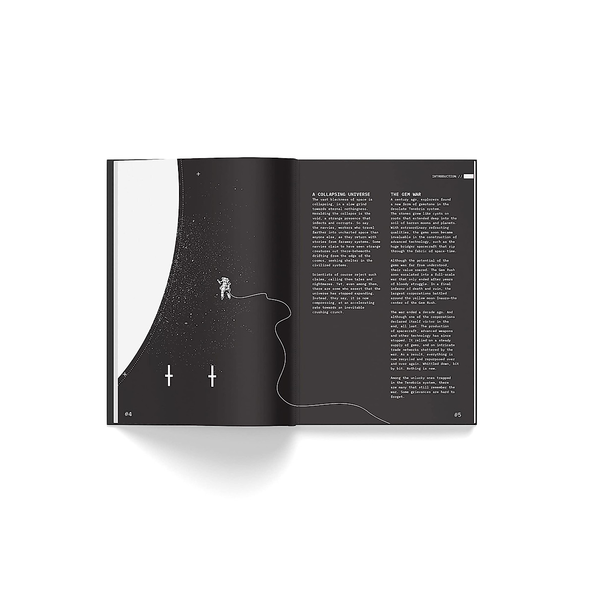 Free League Publishing Death in Space RPG - Hardcover Book - Future Space Role Playing Game, Multicolor