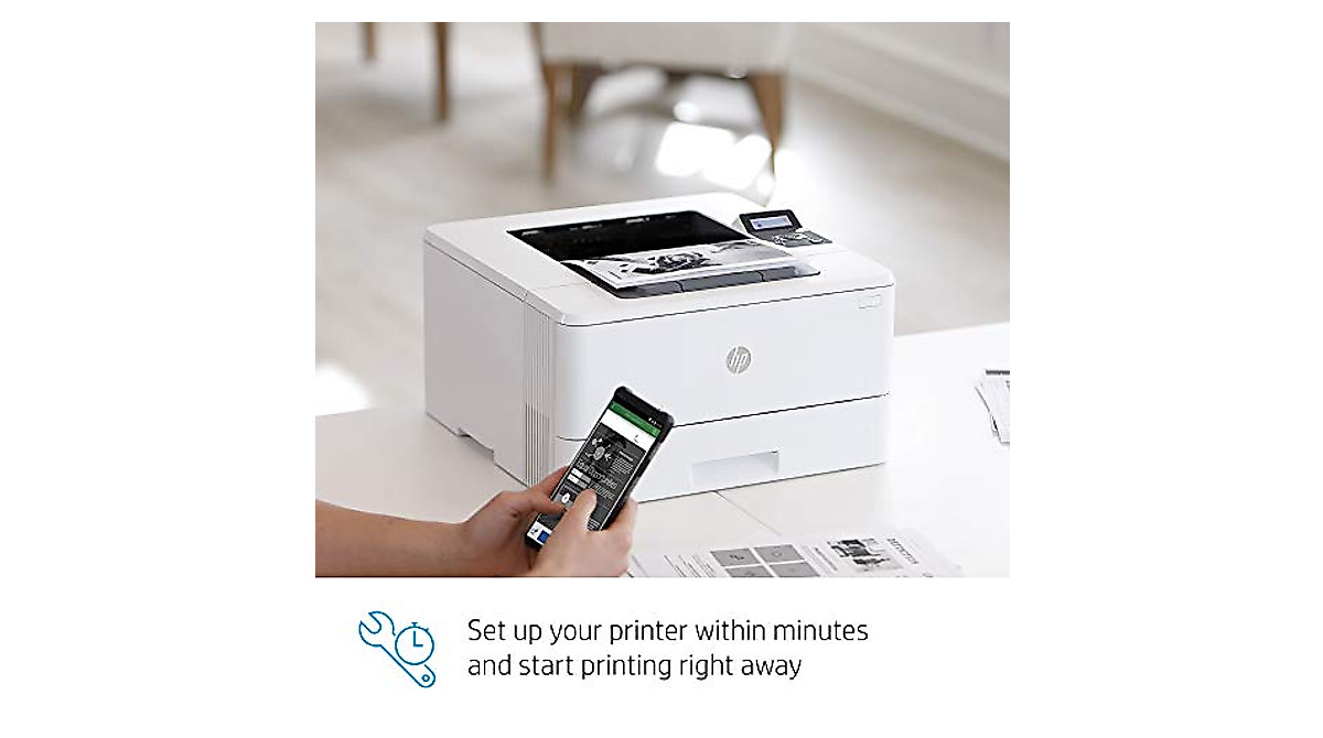 HP LaserJet Pro M404n Monochrome Printer with Ethernet | Fast & Secure