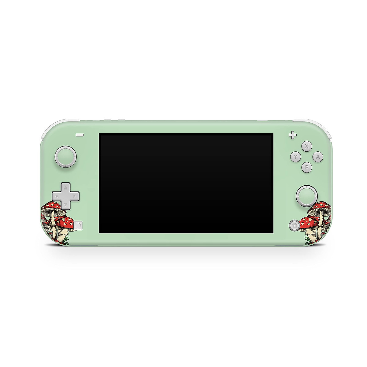 Tacky Design Mushroom Decal Skin Compatible with Nintendo Switch Lite Skin Wrap, Kawaii Skin for Nintendo Switch Lite Cover, Premium Vinyl 3M Full Wrap Decal.