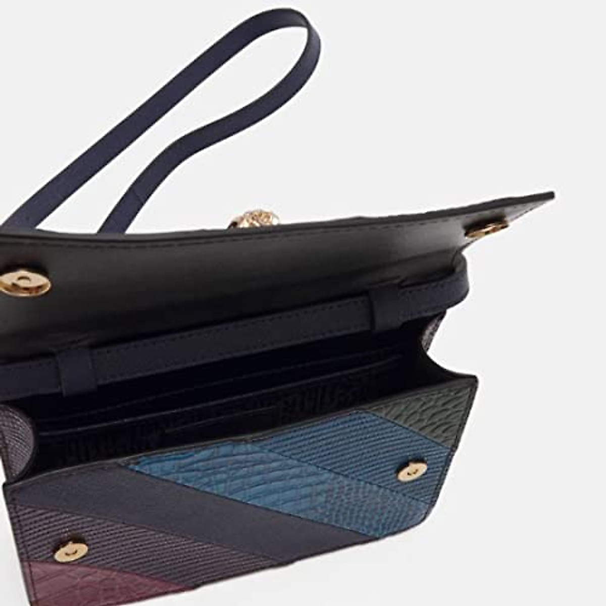 Kurt Geiger Women’s Shoreditch Small 1963 Mixed Animal Print Leather Crossbody