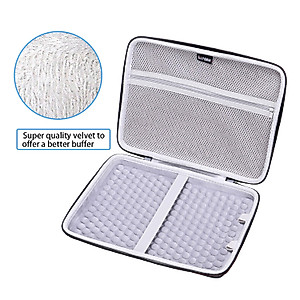 LTGEM Tablet Case for Wacom Intuos Medium Bluetooth Graphics Drawing Tablet fits Model # CTL6100 - Hard Protective Cases for Travel and Home Storage