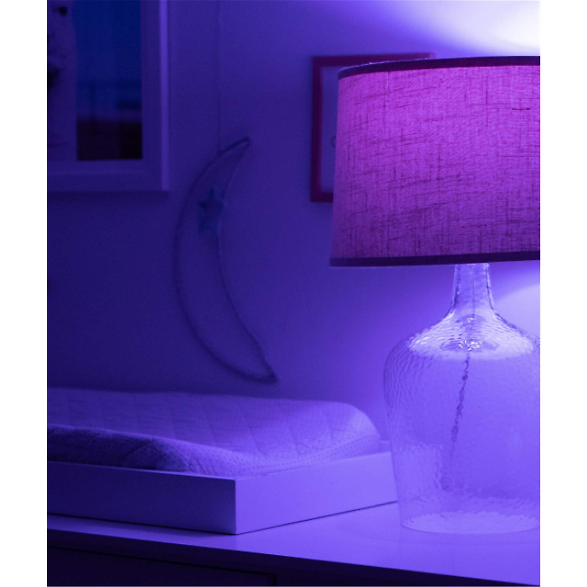 MOBI Smart WiFi LED Bulb Multi-Color Changing LED Light Bulb for Home; Bedroom, Dimmable & Voice Command, Energy Efficient LED Bulbs, No Hub Required, Compatible with Alexa and Google