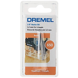 Dremel 650 1/8-Inch Straight Routing Bit