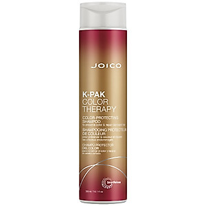 Joico K-PAK Color Therapy Color-Protecting Shampoo | For Color-Treated Hair | Boost Shine | Improve Elasticity | Repair Breakage | Rebuild Damaged Hair | With Keratin & Argan Oil | 10.1 Fl Oz