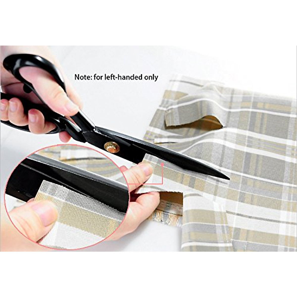 Galadim Left-Handed Dressmaking Scissors - Dressmaker Shears for Lefty - Tailor's Scissors for Cutting Fabric, Leather GD-003-L10-R