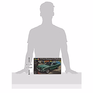 Revell Germany 1965 Ford Mustang 2+2 Fastback Plastic Model Kit (1/25 Scale)