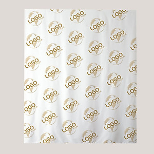 ASSIALL Custom Step and Repeat Logo Business Event Backdrop Customized Video Call Conference Tradeshows Birthday Background Personalized Party Reception Banner Photo Studio Props (60"Wx100"H)