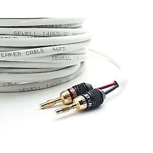 Deadbolt Banana Plugs 6-Pairs by Sewell, Gold Plated Speaker Plugs, Quick Connect, SW-29863-6