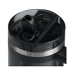 Stanley Quencher ProTour Flip Straw Tumbler with Leakproof Lid 14 oz | Built-In Straw and Handle | Cup Holder Compatible for Travel | Insulated Stainless Steel Cup | BPA-Free | Black Fade