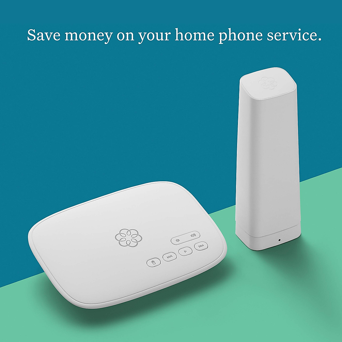 Discontinued Product. Ooma Telo 4G VoIP Safety Phone.