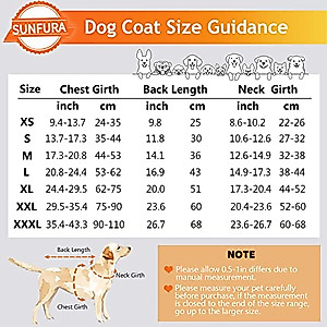 SUNFURA Plaid Dog Coat, British Style Dog Winter Jacket Outdoor Dog Vest with Windproof Collar and Leash Hole, Buffalo Plaid Dog Cold Weather Coats Warm Clothes Pet Apparel for Small Medium Large Dogs