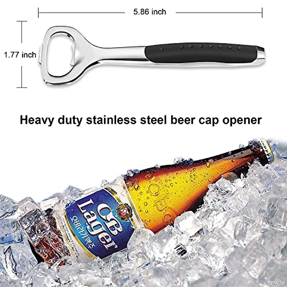 COANJIUO Jar Opene for Beers, Stainless