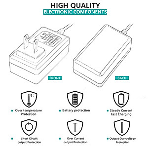 PwrON Philips Razor Charger, 15V 5.4W AC DC Adapter (6.6ft) Fits for Philips Norelco HQ8505/8500X Shaver Razor HQ RQ QC QT at PT XL HS Series, HQ6070 AT810 PT720 RQ1250 S5000 7867XL QT4050 YS524