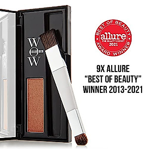 Color Wow Root Cover Up, Red – Instantly cover greys + touch up highlights, create thicker looking hairlines, water resistant, sweat resistant - No mess multi award winning root touch up