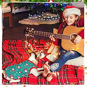 12 Pieces Christmas Dog Shirt Bulk Dog Christmas Outfit Christmas Dog Clothes Puppy Christmas Shirt for Small Dogs Christmas Home and Party Dog Supplies