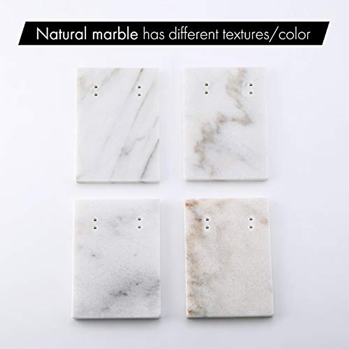 KES Hand Towel Holder Stand for Bathroom Countertop Double-L Hand Towel Rack with Marble Base for Bathroom Vanity Freestanding SUS 304 Stainless Steel Brushed Finish, BTH220B-2