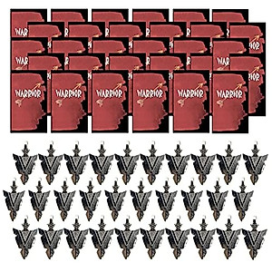 Smiling Wisdom - Bulk 30 Gift Sets - Employees Staff Motivational Encouragong Warrior Keepsake Appreciation Cards, Bags - 90 PCS - Silver Warrior Arrowhead