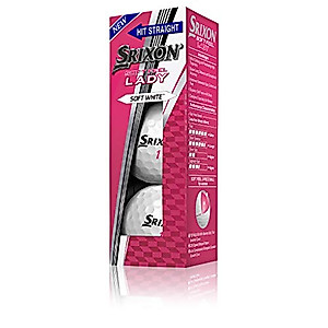 Srixon Soft Feel Lady Golf Balls, White (One Dozen)
