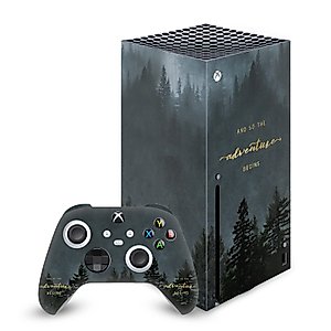 Head Case Designs Officially Licensed Nature Magick Tree Art Mix Vinyl Sticker Gaming Skin Decal Cover Compatible With Xbox Series X Console and Controller Bundle