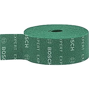 Bosch Professional 1x Expert N880 Fleece Roll (for Steel Sheets, Width 115 mm, Length 10 m, Accessories Hand Sanding)