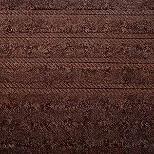 American Soft Linen 100% Turkish Carde Cotton 6 Piece Towel Set, 560 GSM Towels for Bathroom, Super Soft 2 Bath Towels 2 Hand Towels 2 Washcloths, Dark Brown