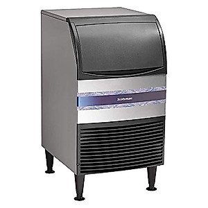 Scotsman CU0920MA-1 Air-Cooled Cube Undercounter Ice Maker Machine with 57 lb. Storage Capacity, 100 lbs/Day, 115v, NSF