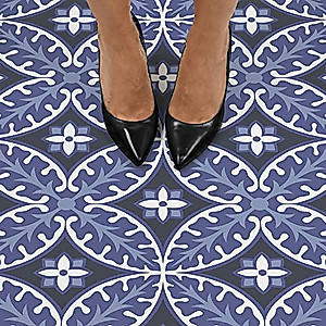 FloorPops FP3309 Capri Peel & Stick Floor Tiles, Multicolor