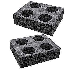 Mobestech 10 Pcs Tea Holder Tray Milk Tea Cup Holder Takeout Coffee Carrier Drink Holder Coffee Mug Holder Stand Takeout Cup Carrier Tray Cups and Plates Pearl Cotton Disposable