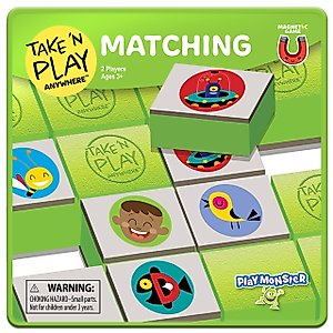 PlayMonster Take N Play — Matching Game — Easy to Use, Hard to Lose — Fun on the Go Travel Game — For Ages 3+