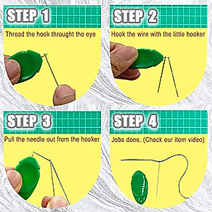 20 Packs Needle Sewing Threader Tools for Hand Sewing Machine Singer Brother Janome Varmax, Universal Plastic Sewing Threaders Hook Tool for Sewing Machine Supplies for Embroidery Needlework