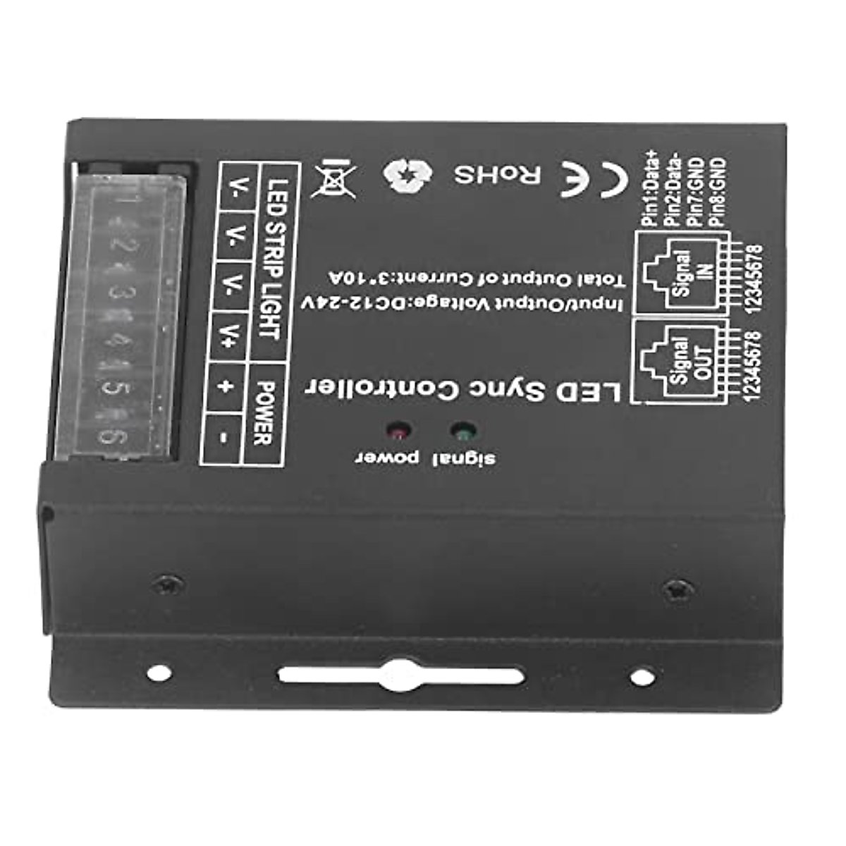 LED Touch Remote Controller Aluminium Alloy ireless Touch Remote LED Dimmer Controller for LED Strip Light DC12‑24V