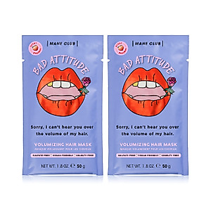 MANE CLUB Bad Attitude Deep Conditioner, cruelty free, vegan, no sulfates or parabens — Pack of 2