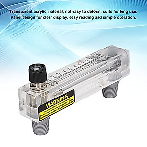 YLHHWVY Meter 0.2-2GPM Meter High Accuracy Panel Type Acrylic Liquid Flowmeter Science Lab Flowmeters