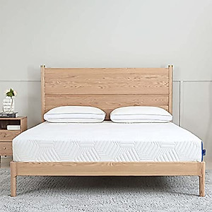 TMEOSK Full Size Mattress, 8 inch Gel Memory Foam Mattress, Cooling Gel Green Tea Mattress Bed in a Box, Medium Firm Feel with Motion Isolating (Full)