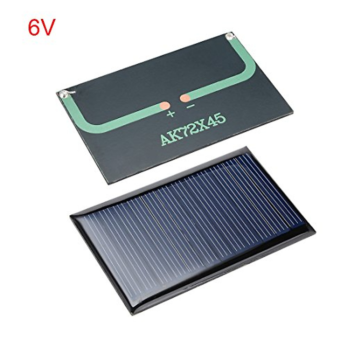 uxcell® 5Pcs 6V 60mA Poly Mini Solar Cell Panel Module DIY for Light Toys Charger 72mm x 45mm