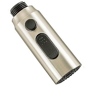 PULL Down Faucet Head Replacement Parts G1/2 or 13/16inch Kitchen Sink Faucet Sprayer Head Pull Out Spray Head Kitchen Faucet,Brushed Nickel