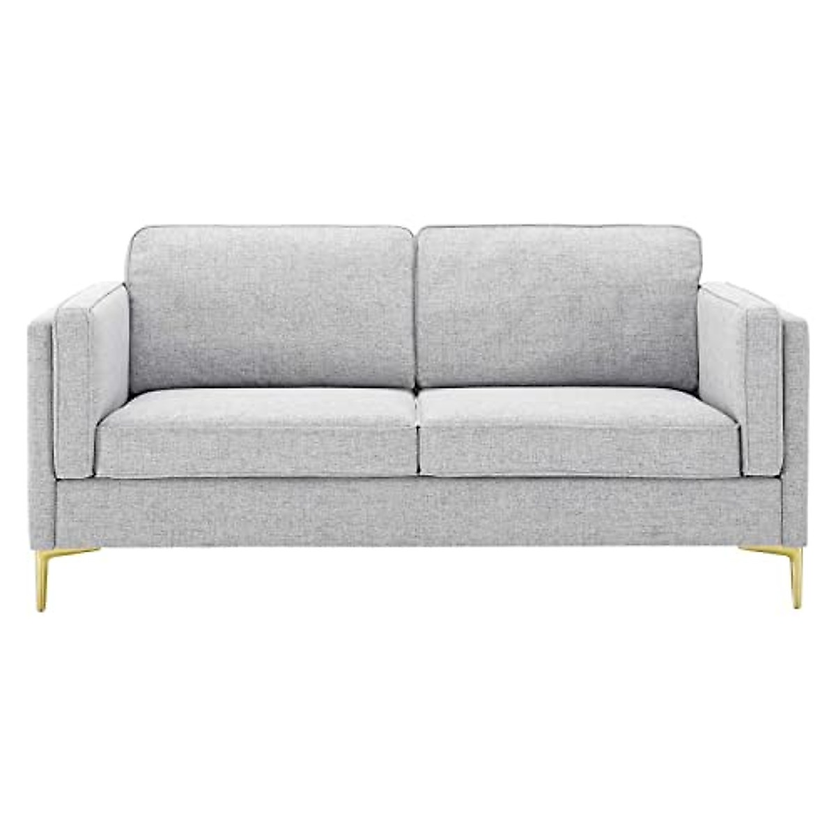 Modway Kaiya Upholstered Fabric Sofa, Light Gray
