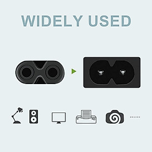 K-Mains AC Power Cord Outlet Socket Cable Plug Lead for Ryobi Cordless 40V 40Volt Lithium-ion Baterry OP4026 & Charger OP400