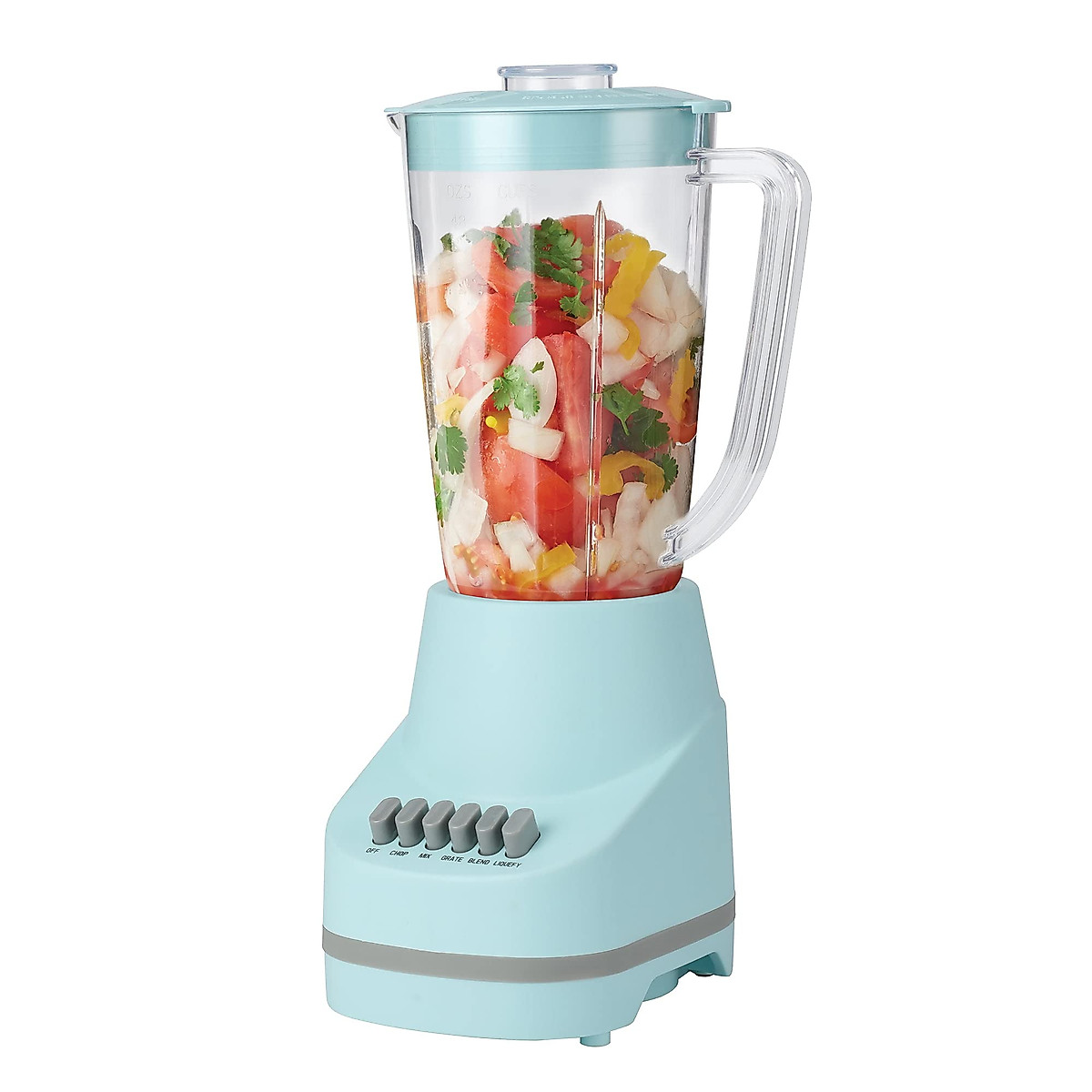 6 Speed Blender with 48 ounce Jar,1.5L jar,Aqua Sparkle