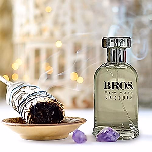 Bros. New York Obscure - Eau De Toilette Spray Perfume, Fragrance For Men- Daywear, Casual Daily Cologne Set with Deluxe Suede Pouch- 2.7 Oz Bottle- Ideal EDT Beauty Gift for Birthday, Anniversary