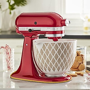 YOUNGER-RIS Bamboo Mixer Slider Compatible with KitchenAid 4.5-5 Qt Mixer Sliding Tray Appliance Slider Stand Mixer Sliding Tray Sliding Mat Pad Mixer Mover for Tilt Head KitchenAid Stand Mixer