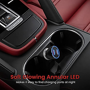 VELOGK 65W Warp Car Charger [10V/6.5A] for OnePlus 8T/9R/9/9 Pro/8 Pro/8/7 Pro/7T/7T Pro/6T/5T/Nord N10 5G, Warp Charge 65 Car Charger Adapter with USB A-to-C Warp Charging Cable (1M/3.3ft)