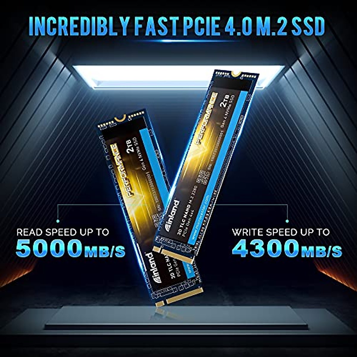 INLAND Performance 2TB GEN 4 PCIE 4.0 NVMe Internal SSD + Intel Core i9-12900K Desktop Processor with ASUS ROG Strix Z690-A Gaming WiFi D4 Motherboard