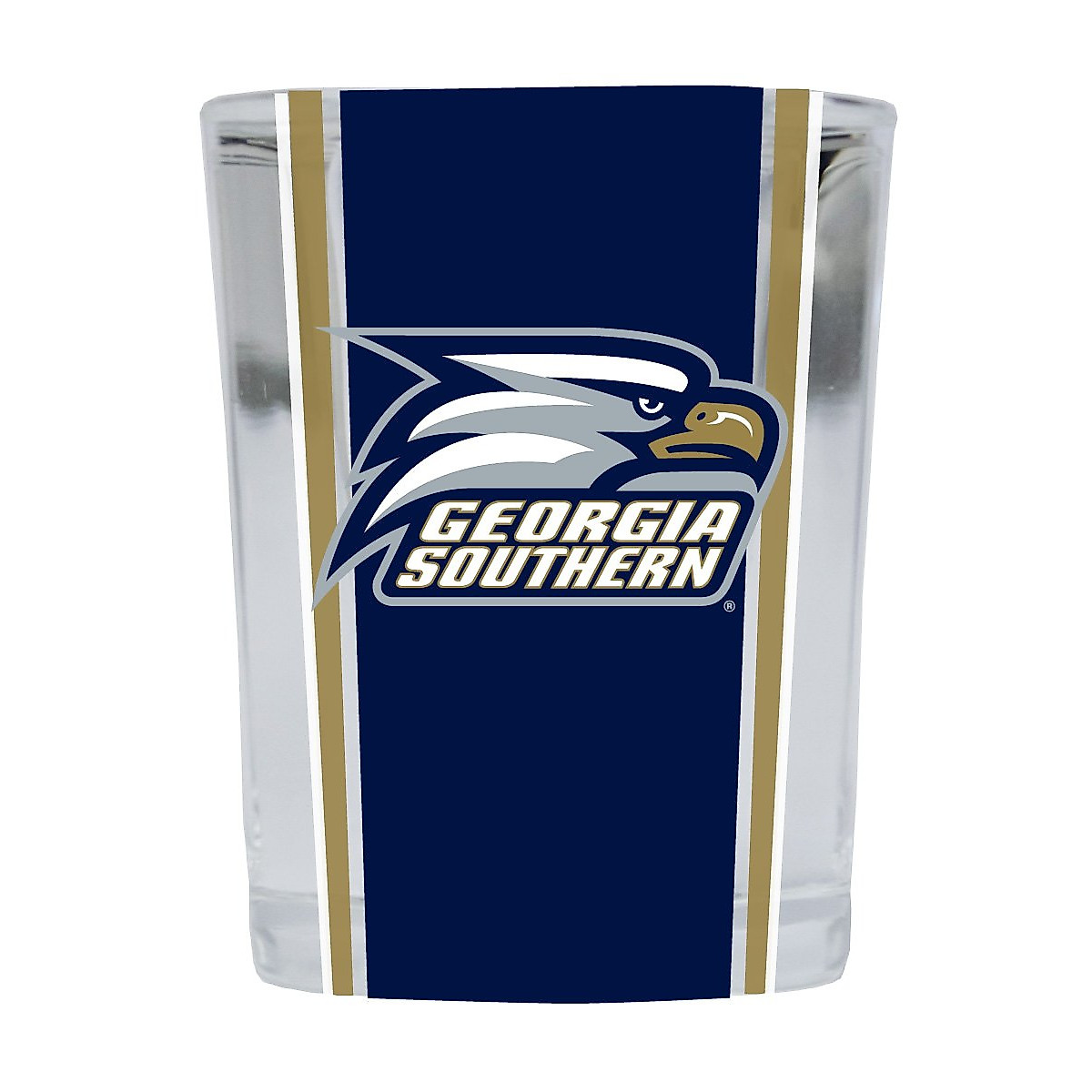 Georgia Southern Eagles Square Shot Glass Officially Licensed Collegiate Product