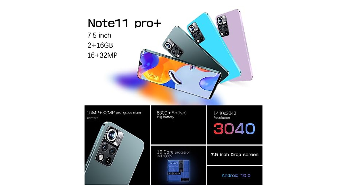 4G Smartphone Unlocked - Note 11 PRO+ | Affordable Excellence